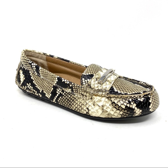 Vionic | Shoes | Vionic Honor Ashby Natural Snake Loafer Flats | Poshmark